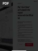 Like a Stone Guitar Tab Guide | PDF | Guitar Family Instruments ...