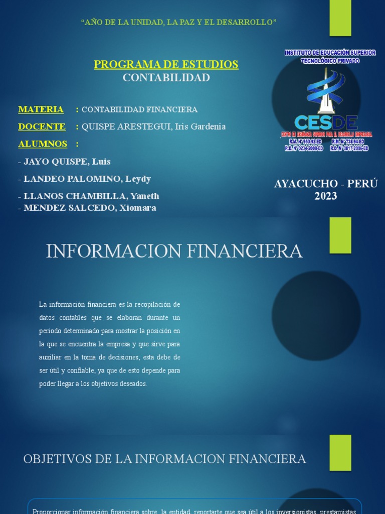 Estado de Situacion Financiera | PDF | Contabilidad | Estado financiero