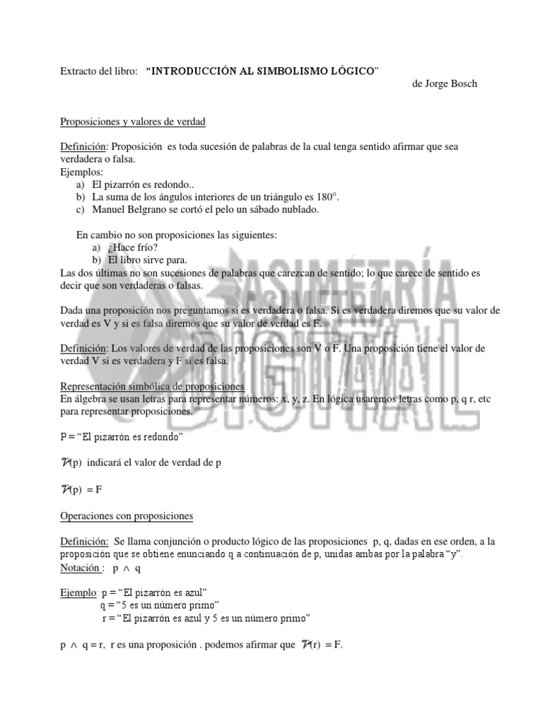 Apunte - Bosch - Introduccion - Al - Simbolismo - Logico-+ÜLGEBRA (Mate I Turismo y Mate II Del ...