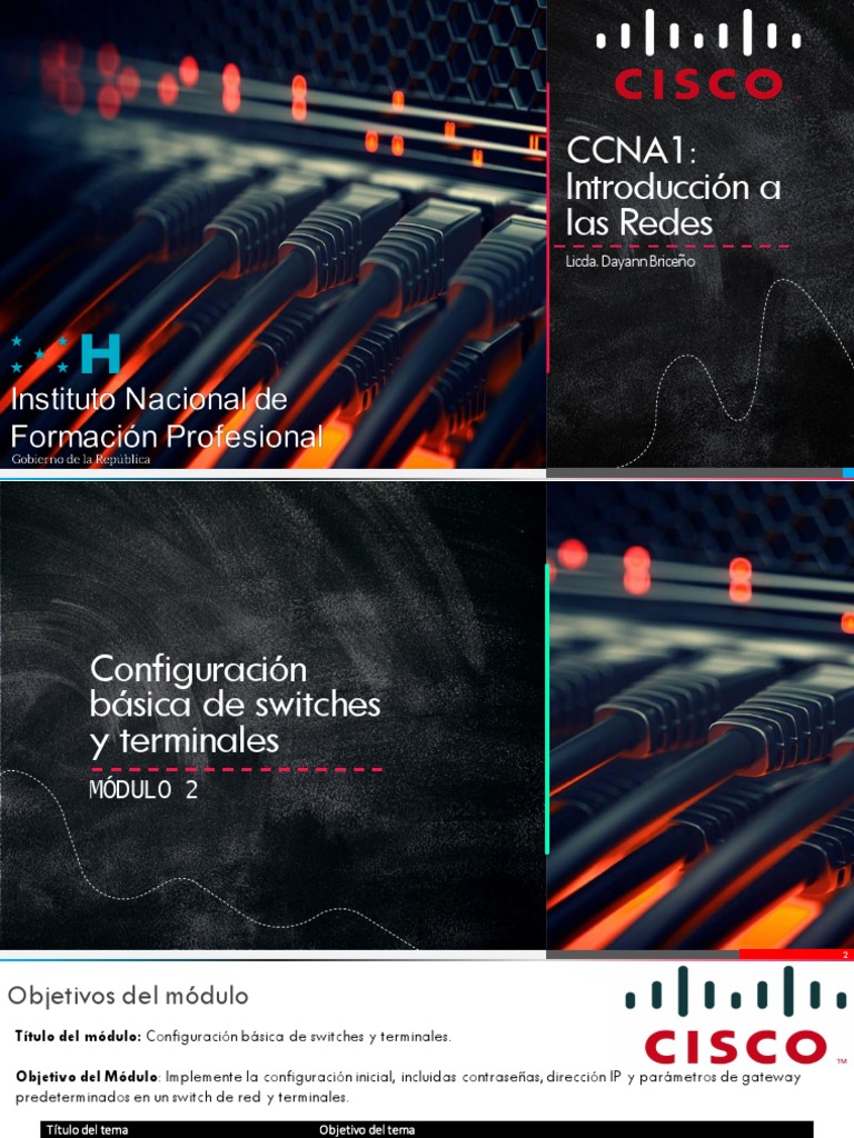 Configuración Básica de Switches y Terminales | PDF