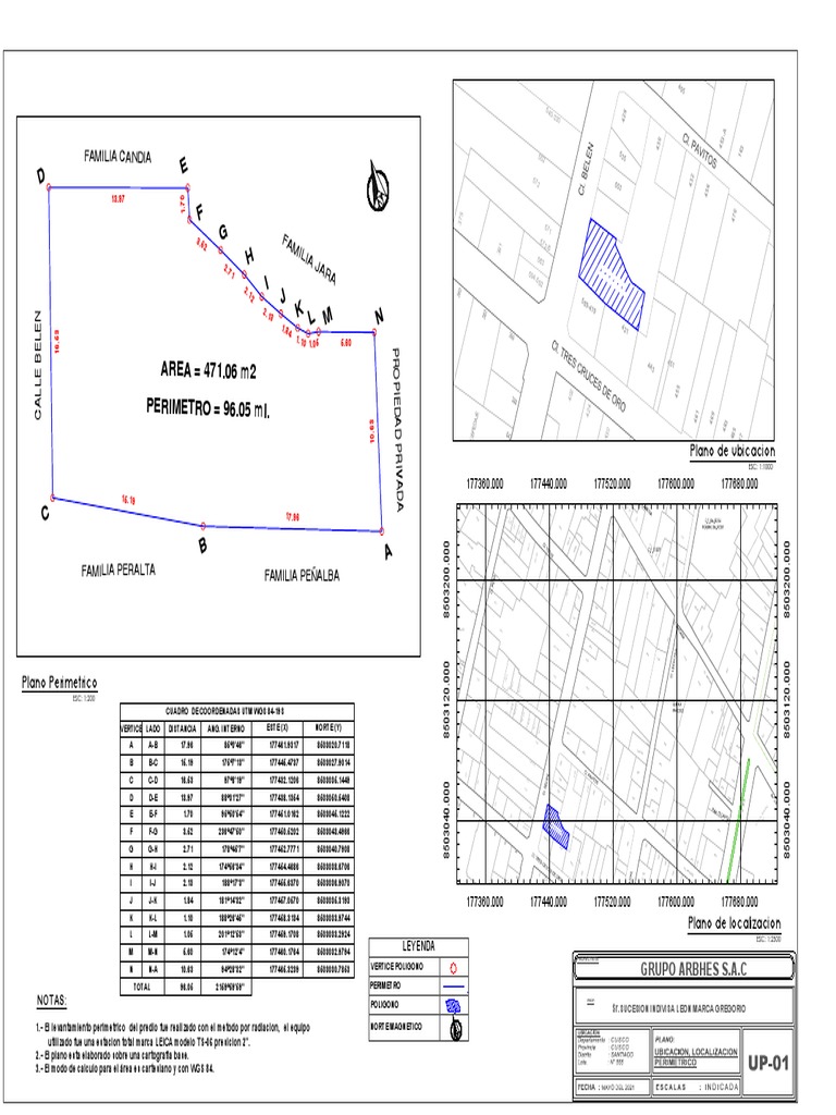 Plano Topografico | PDF