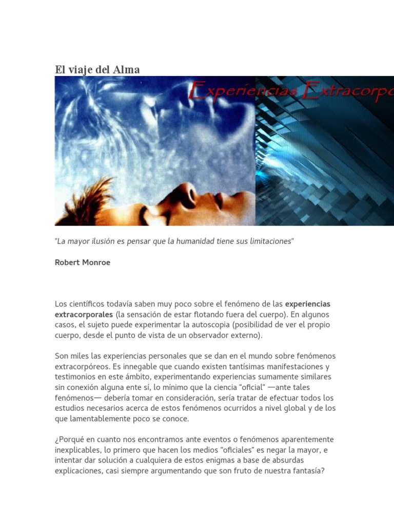 El viaje del Alma | PDF