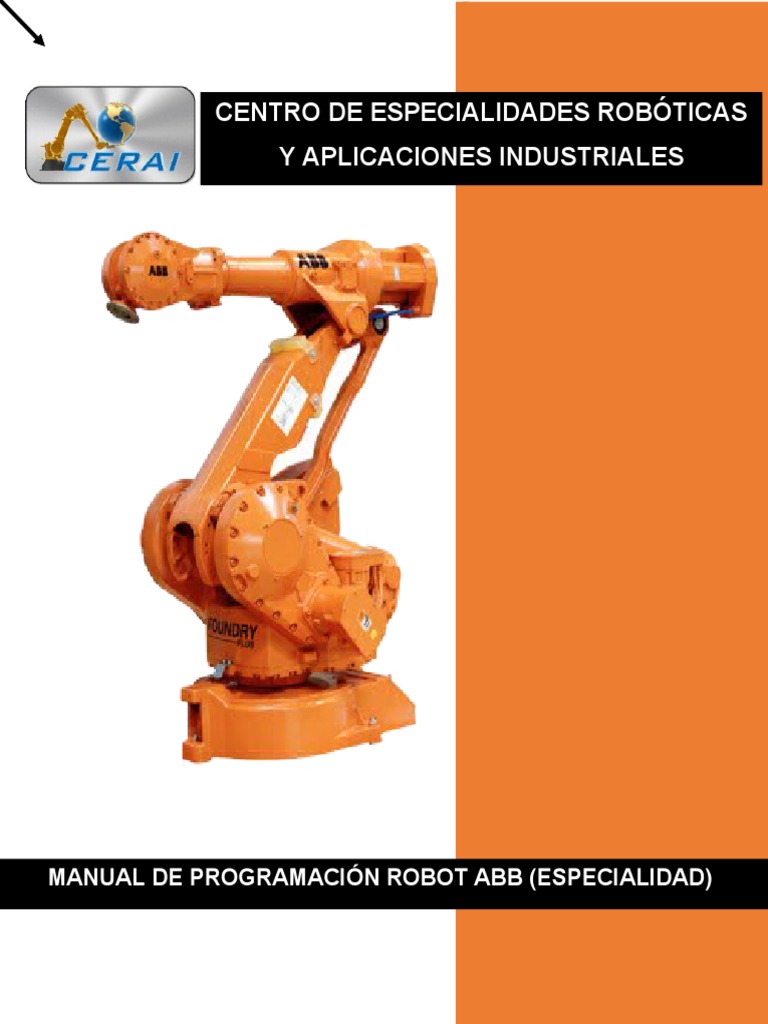 Manual de Programación Robot ABB | PDF | Robot | Robótica