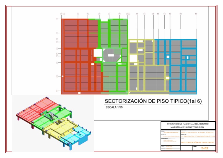 S-02 SECTORIZACIÓN DE 1 A 6 PISO-Layout1 | PDF