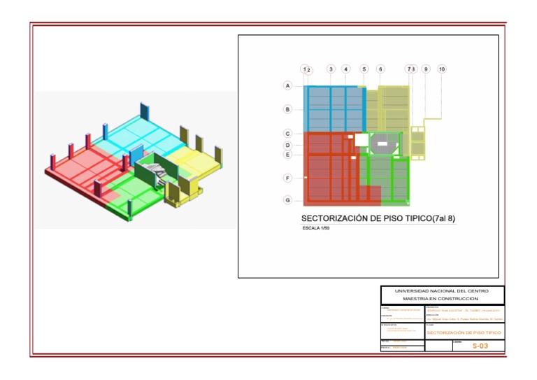 S-03 SECTORIZACION PLANTA TIPICA DE 7-8-Layout1 | PDF