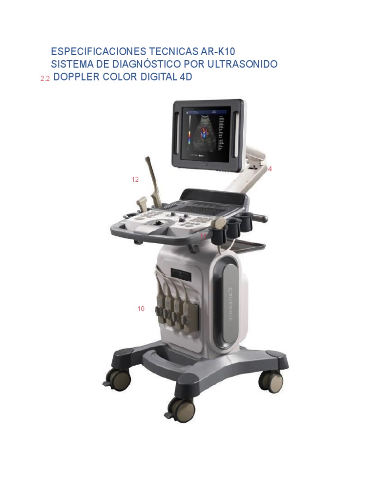Especificaciones Tecnicas Ar-K10-1-1 | PDF