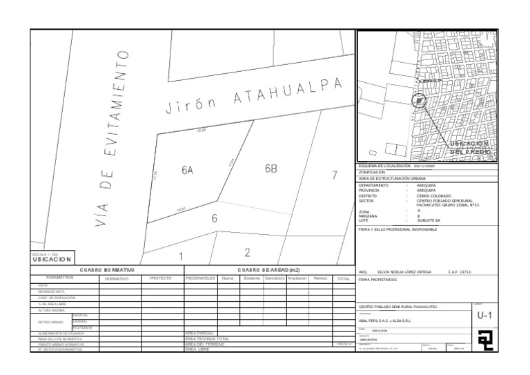 1 - Plano de Ubicación (A3) | PDF