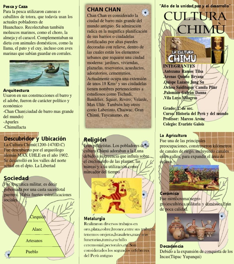 Cultura Chimù-Triptico (33 | PDF