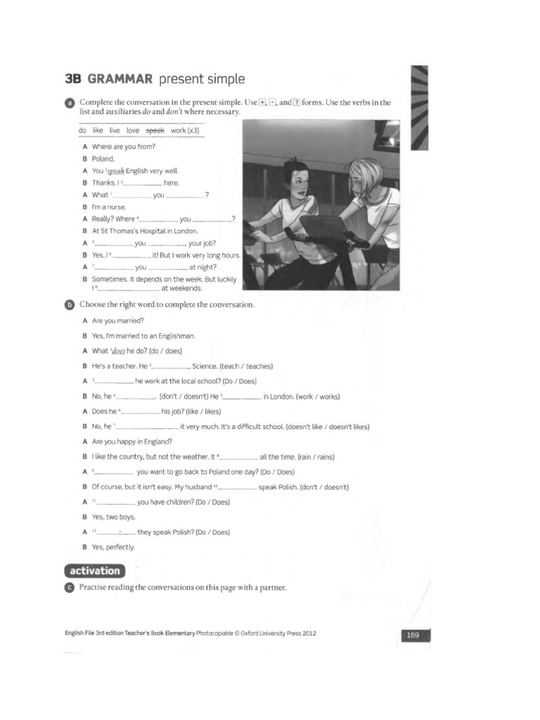 Grammar Present Simple PDF