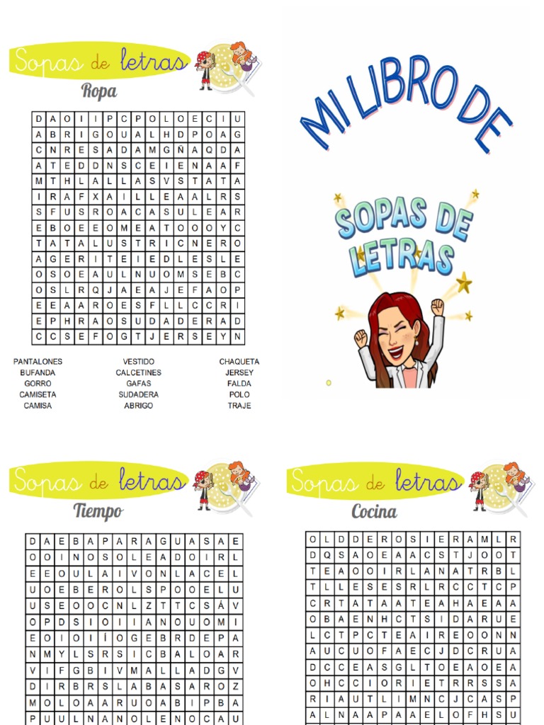 Mi Libro de Sopas de Letras | PDF