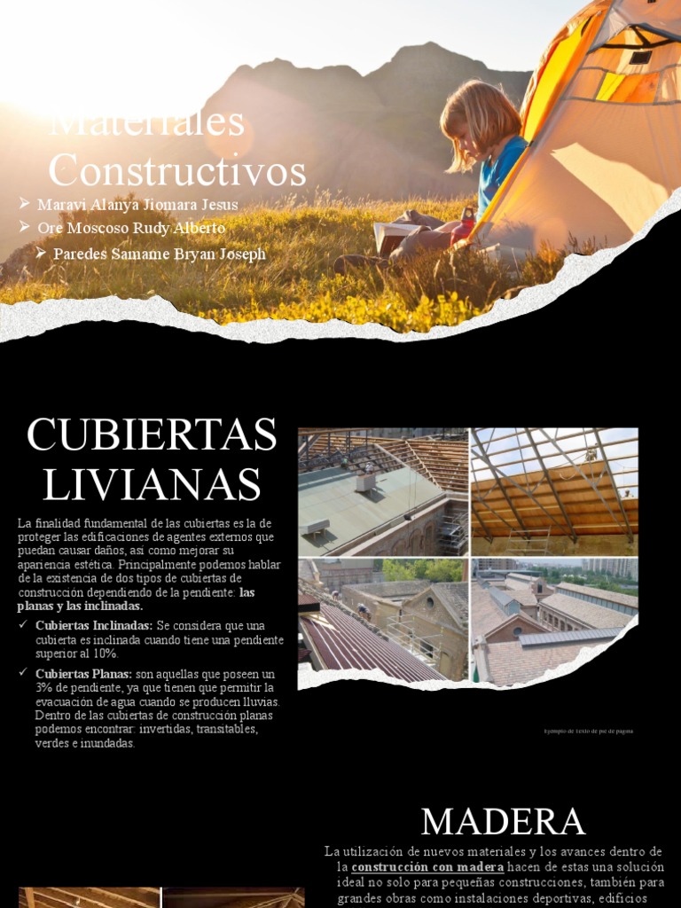 Materiales Constructivos | PDF | Techo | Hormigón
