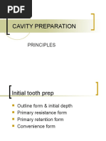 Class I Cavity Preparation | PDF | Tooth Enamel | Dentin