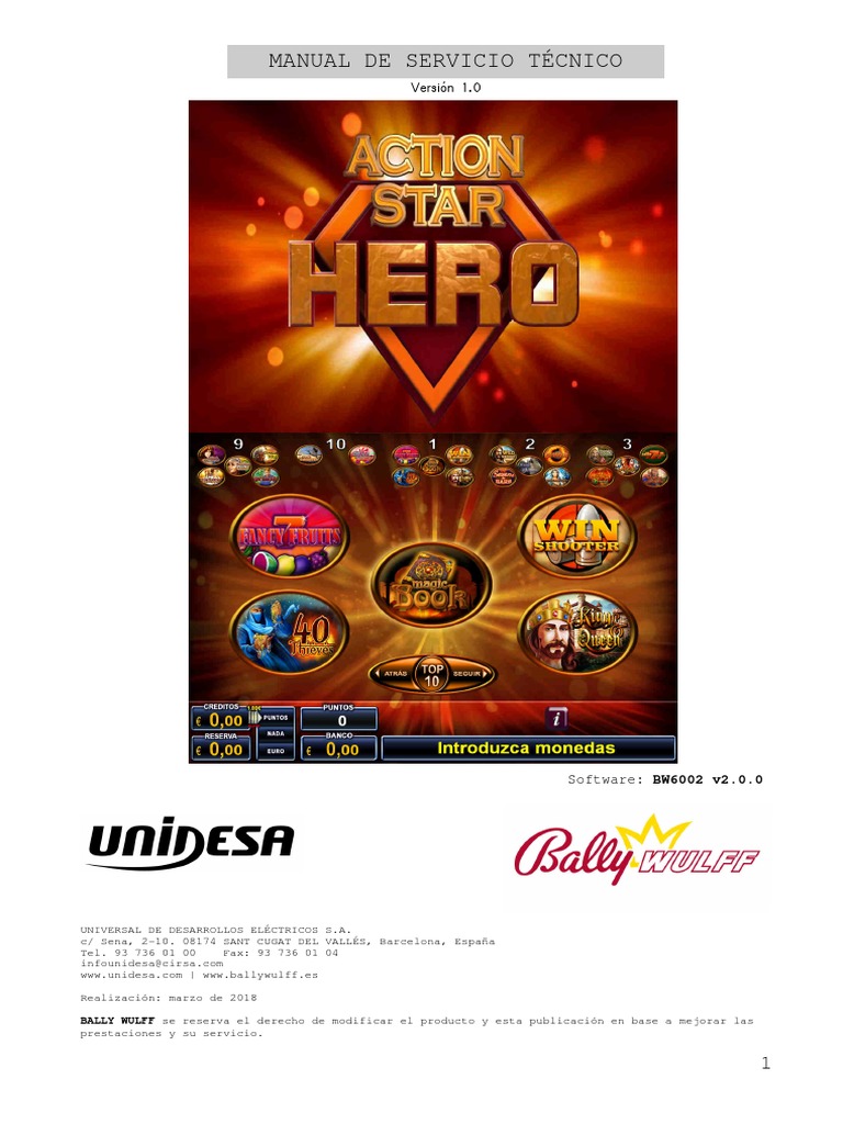 Manual BW Action Star Version Hero | PDF