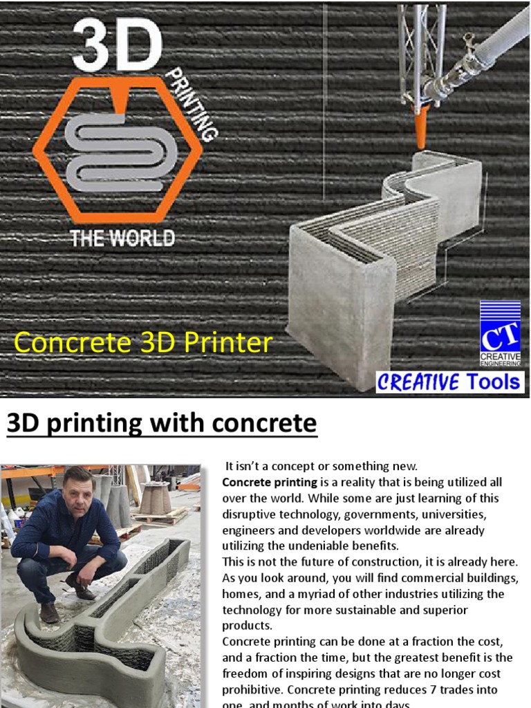 3d Concrete Printer | PDF