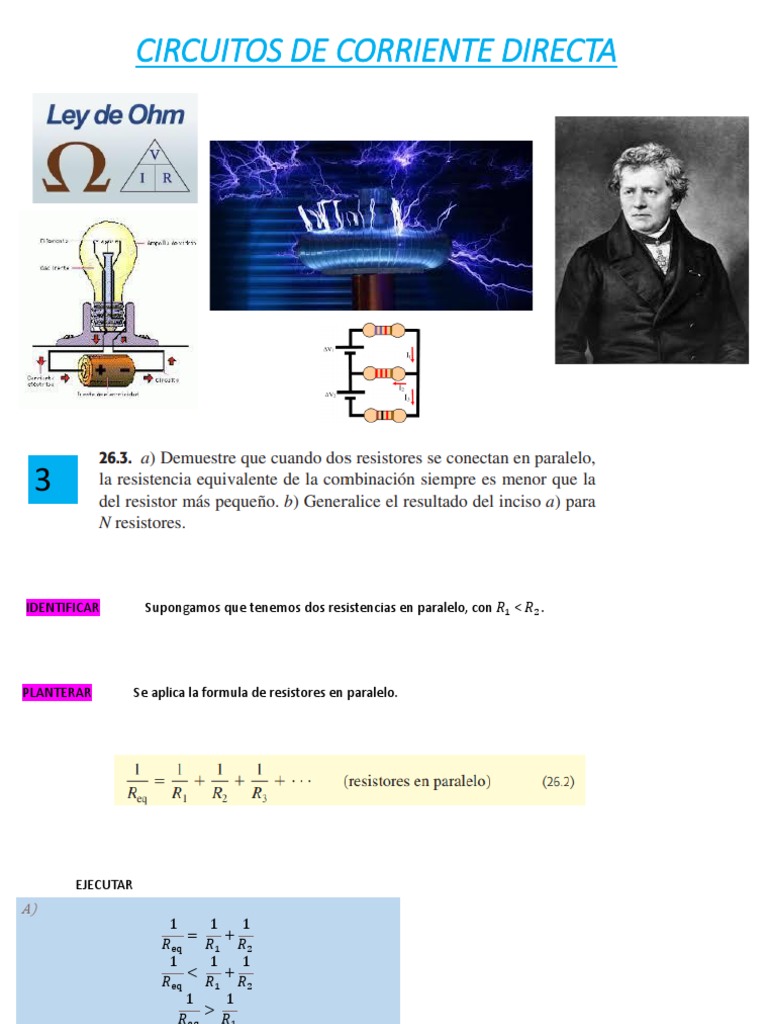 Circuitos de Corriente Directa | PDF | Condensador | Resistencia ...