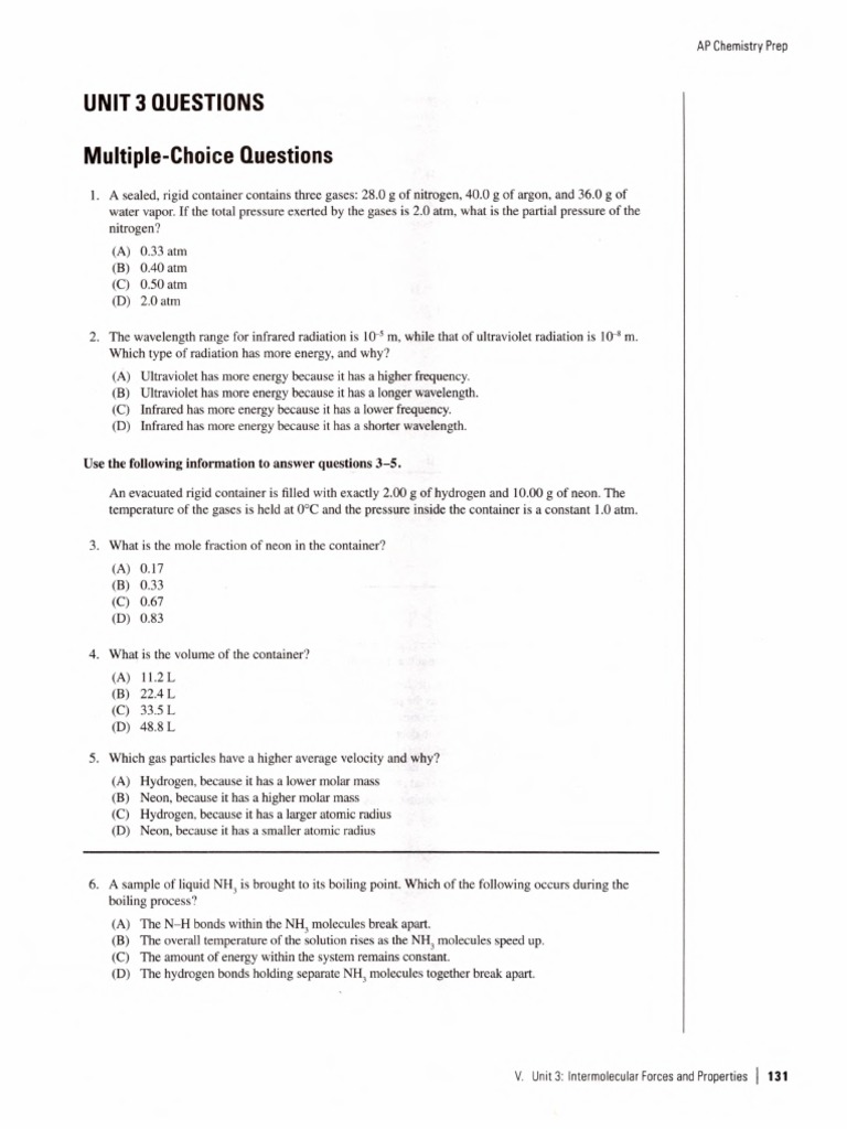 Unit #3 Problem Set | PDF Unit #3 Problem Set | PDF