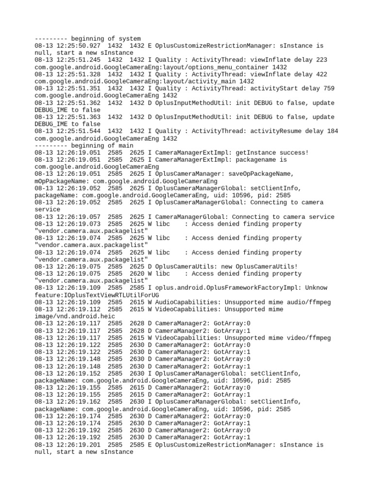 Log Cat 1691904378905 | PDF