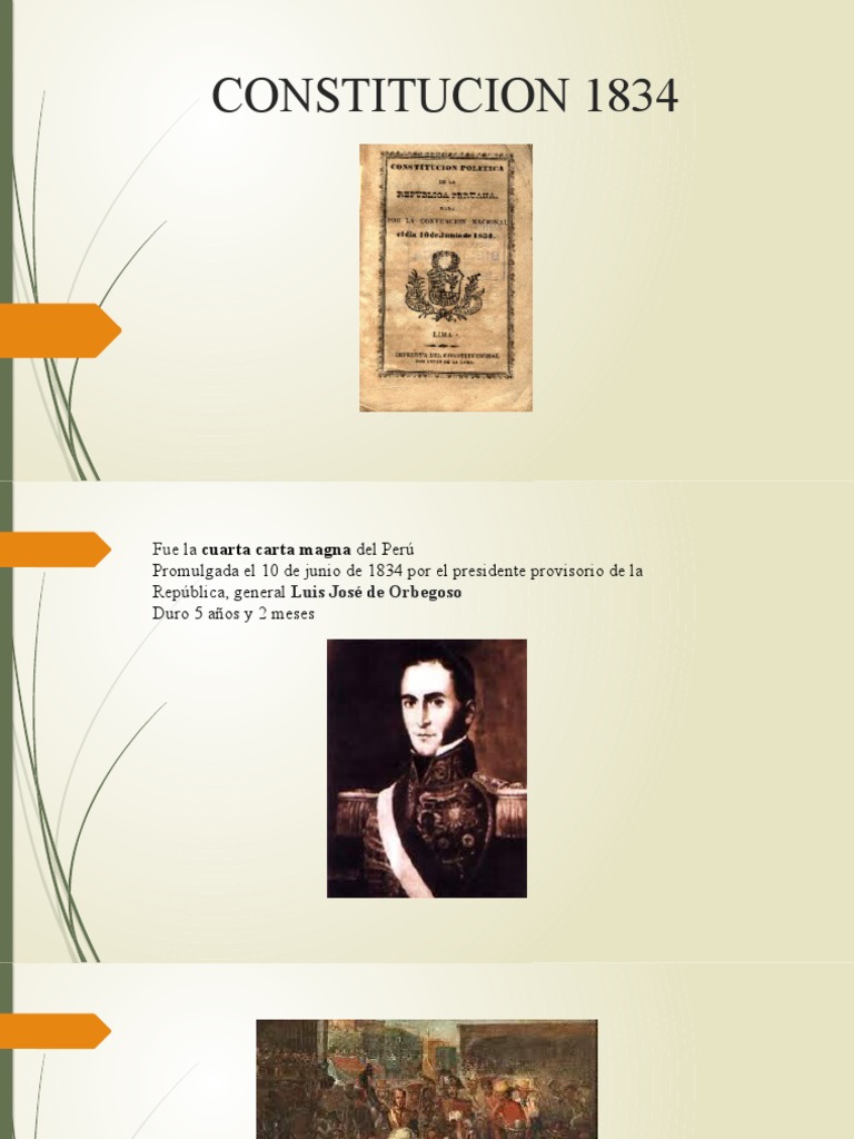 Constitucion 1834 - 1839 | PDF