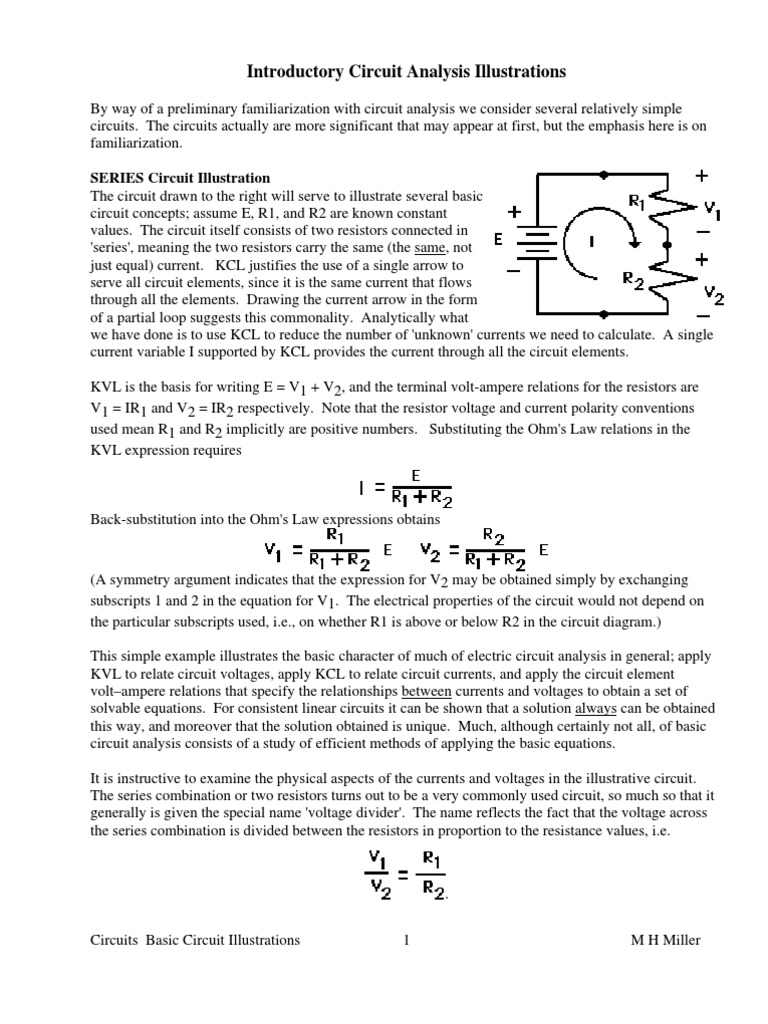 Introductory Circuit Analysis Illustrations | PDF | Series And Parallel ...
