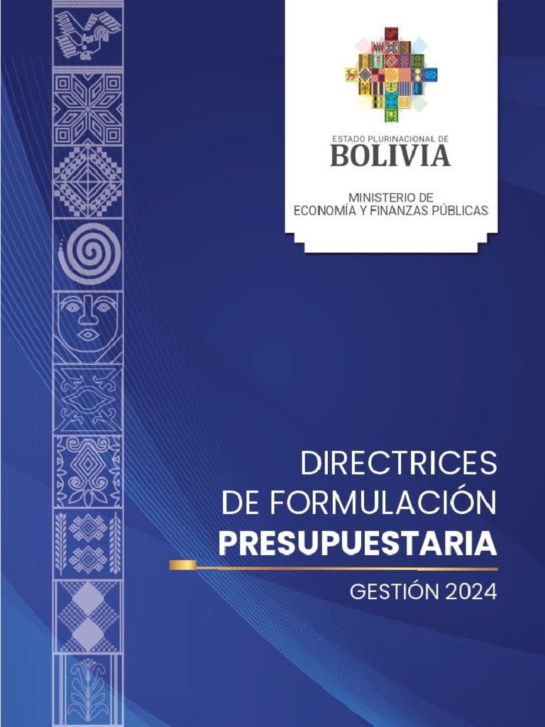 Directrices de Formulacion Presupuestaria 2024 | PDF | Presupuesto | Bancos