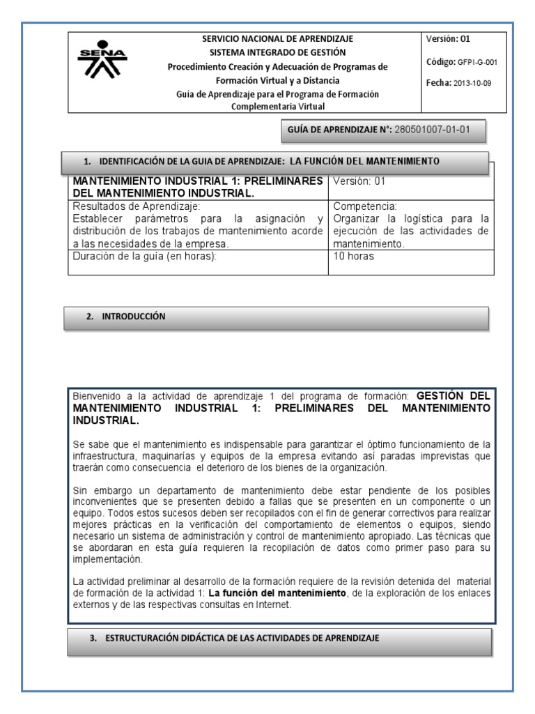 Guía de Aprendizaje AA1 | PDF