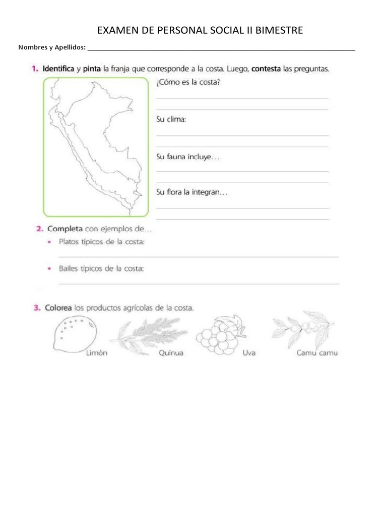 Examen De Religion Ii Bimestre Pdf