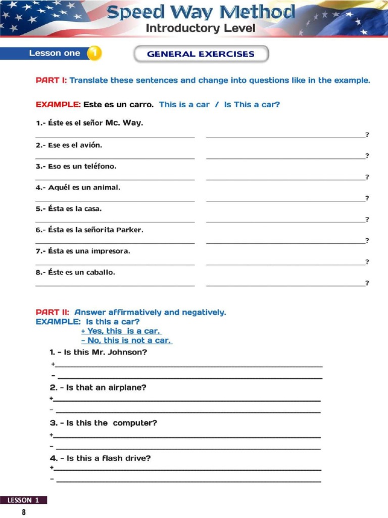 Level 1 - GENERAL EXERCISES | PDF