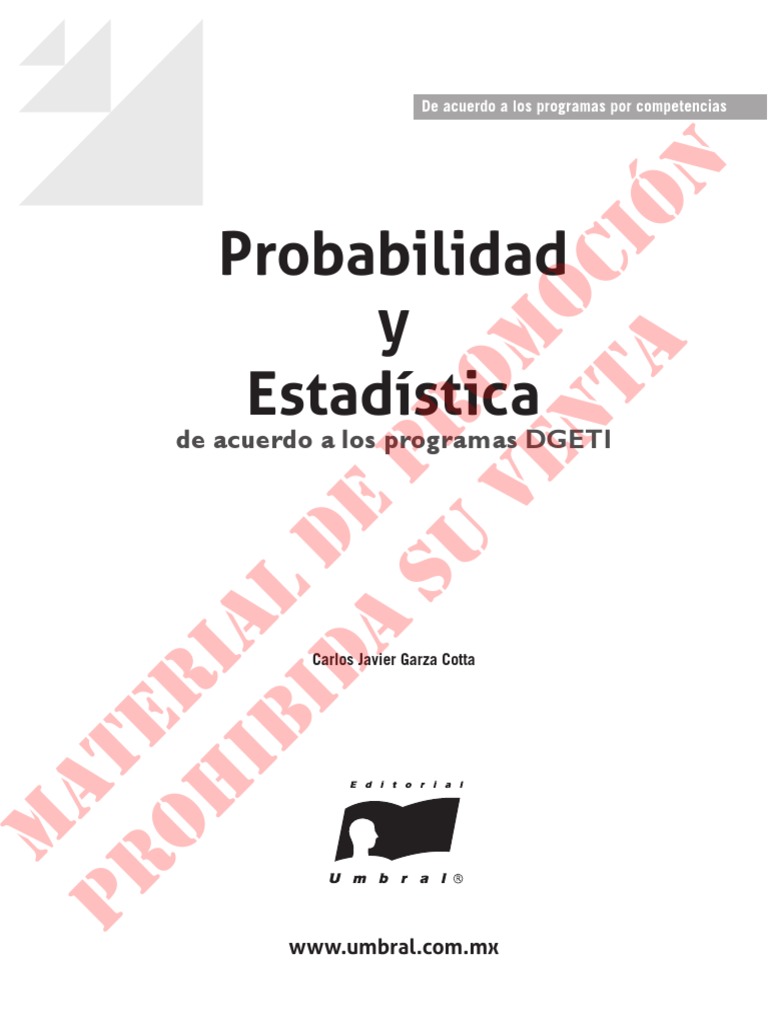 Probabilidad y Estad Stica PDF | PDF Probabilidad y Estad Stica PDF | PDF