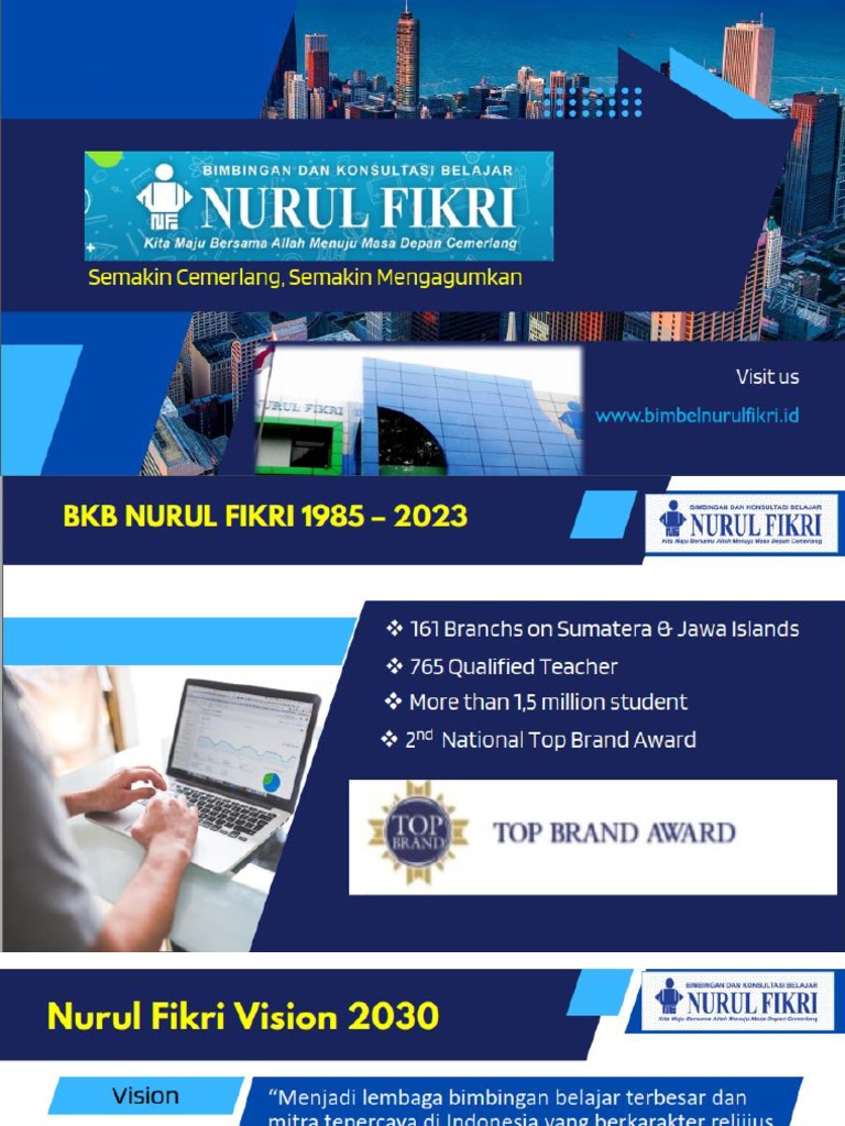 Proposal Penawaran Kerjasama Bimbel Nurul Fikri | PDF | Karier & Perkembangan