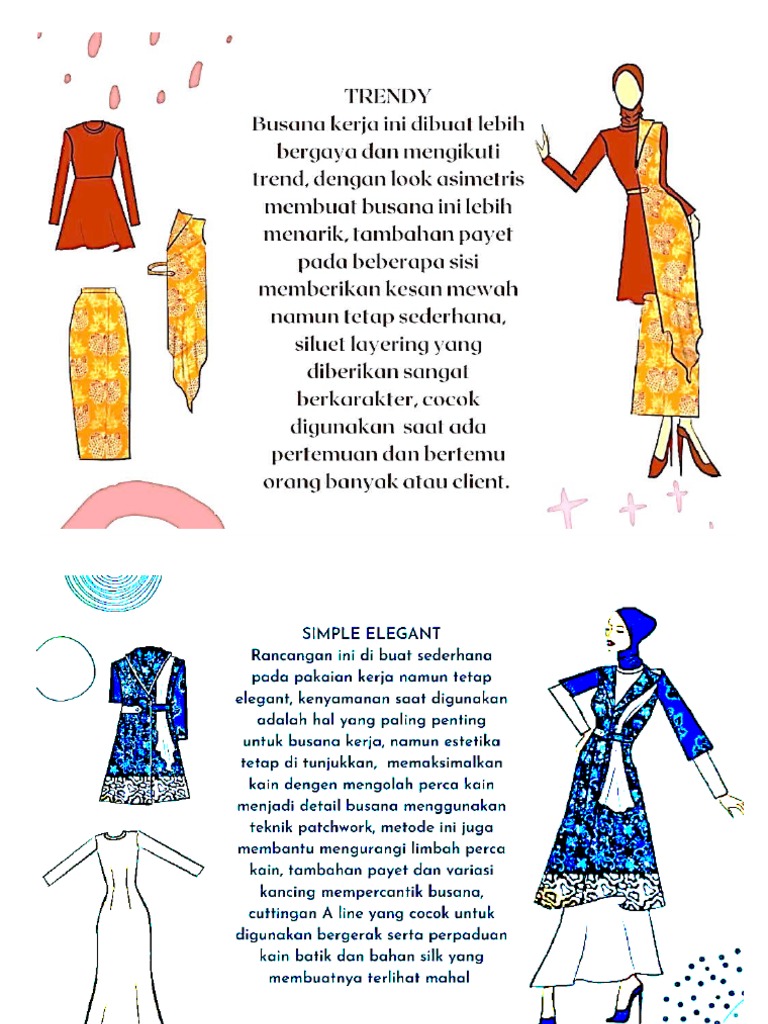 Detail Desain Baju | PDF