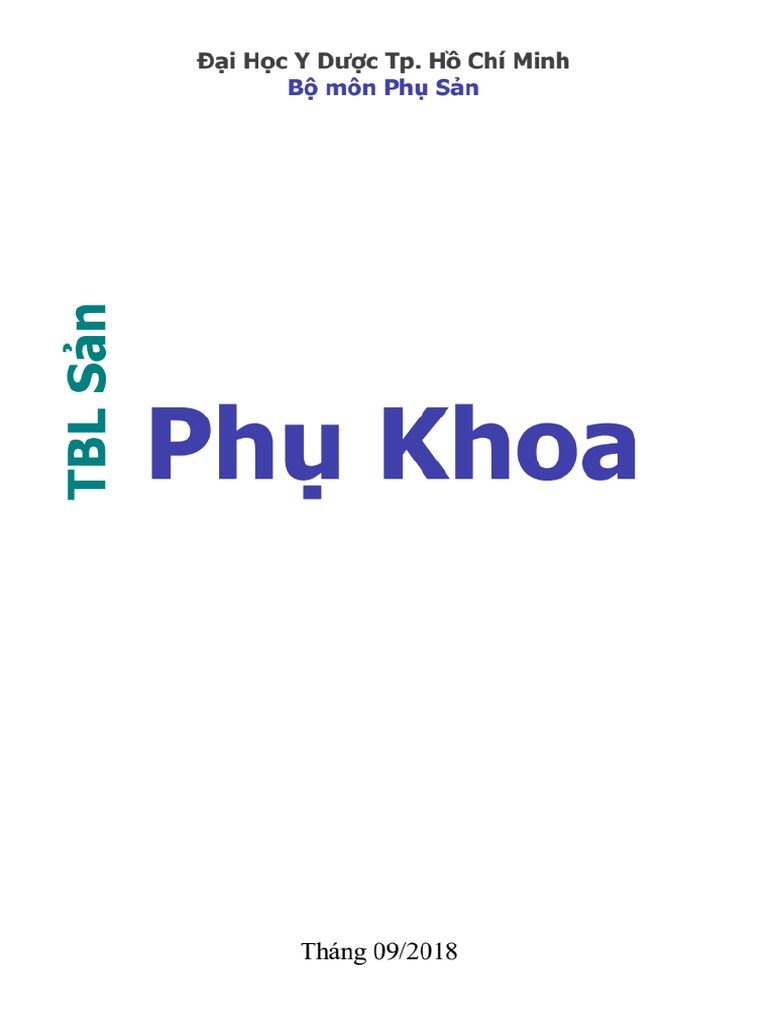 Phụ Khoa YDS - Google Drive | PDF