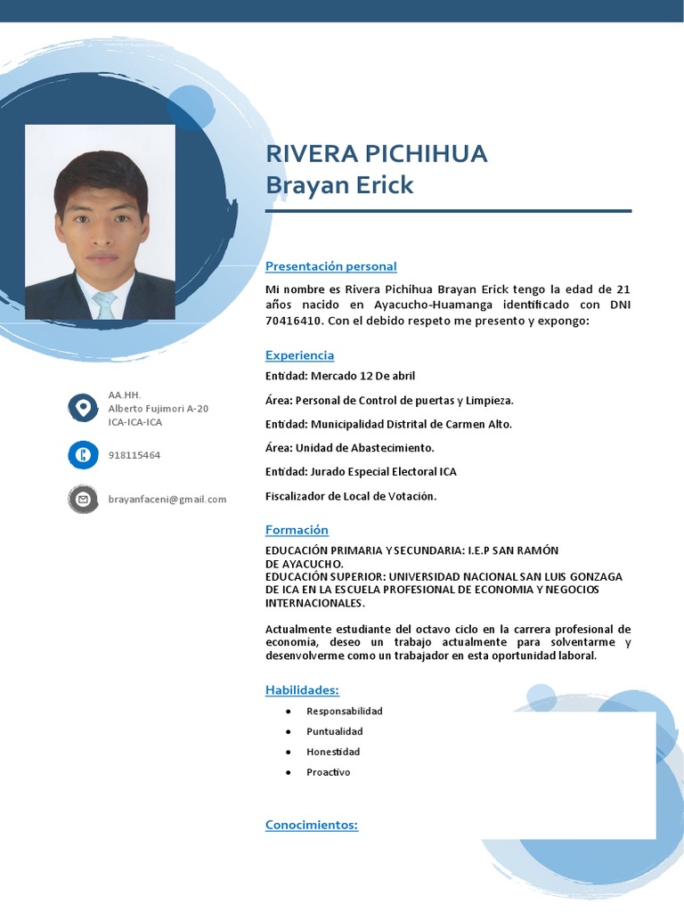 RIVERA PICHIHUA Brayan Erick | PDF