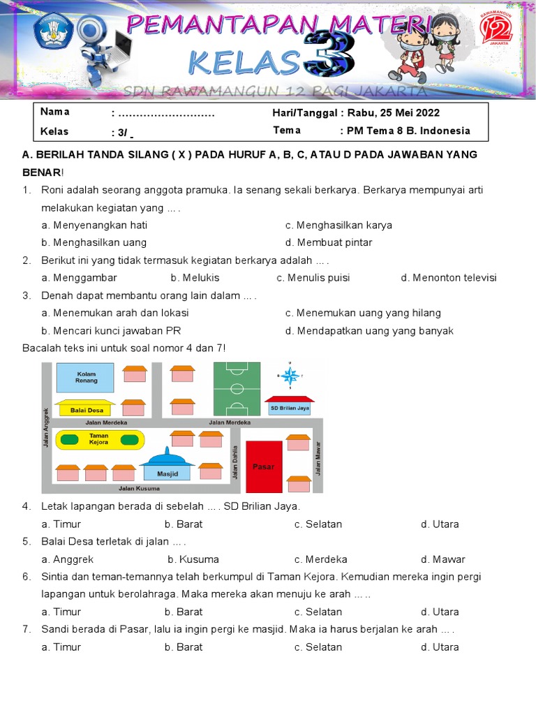 PM PH Tema 8 Bindo Kelas 3 | PDF