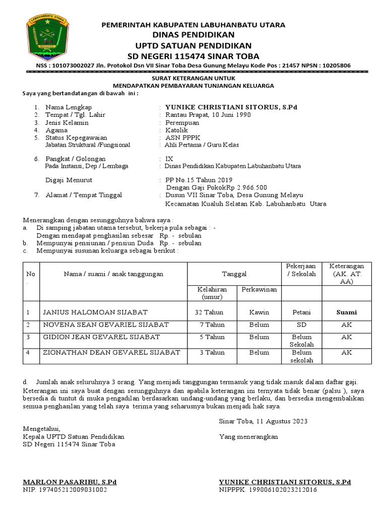 Pemerintah Kabupaten Labuhanbatu Utara | PDF