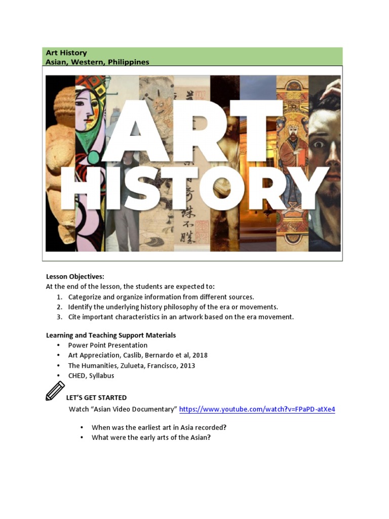Art-App-Lesson 3-Art History | PDF