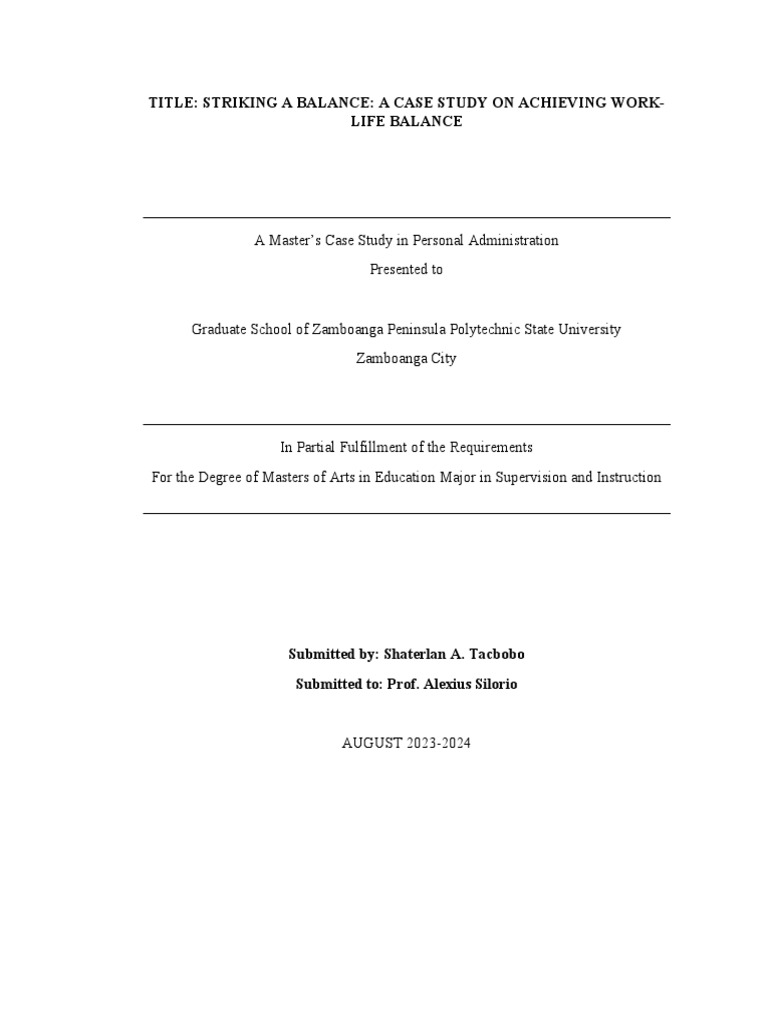 Case Study Maed Edad 205 | PDF