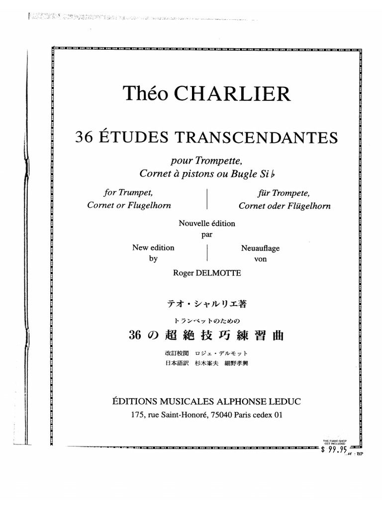 Charlier Studies Complete | PDF