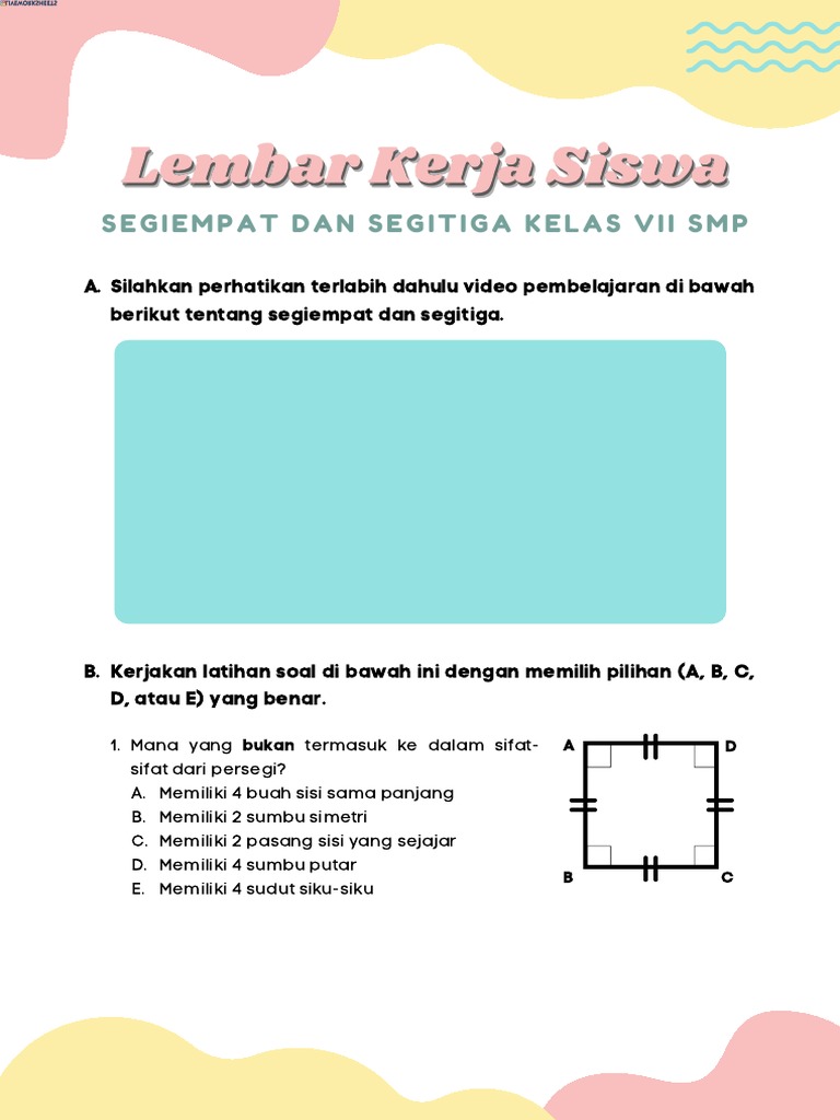 LKPD Segiempat | PDF