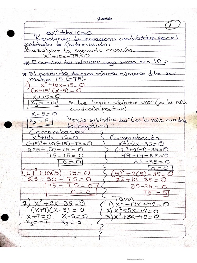 Ec de Segundo Grado | PDF