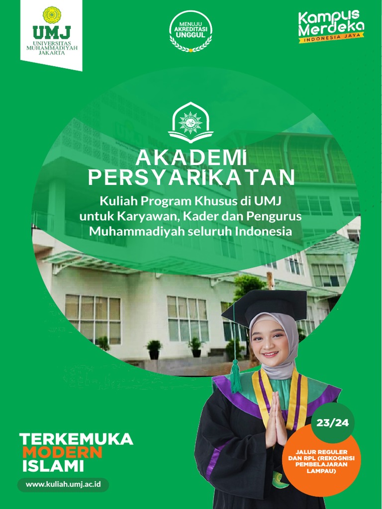 Brochure Akademi Persyarikatan Umj 2023-2024 | PDF