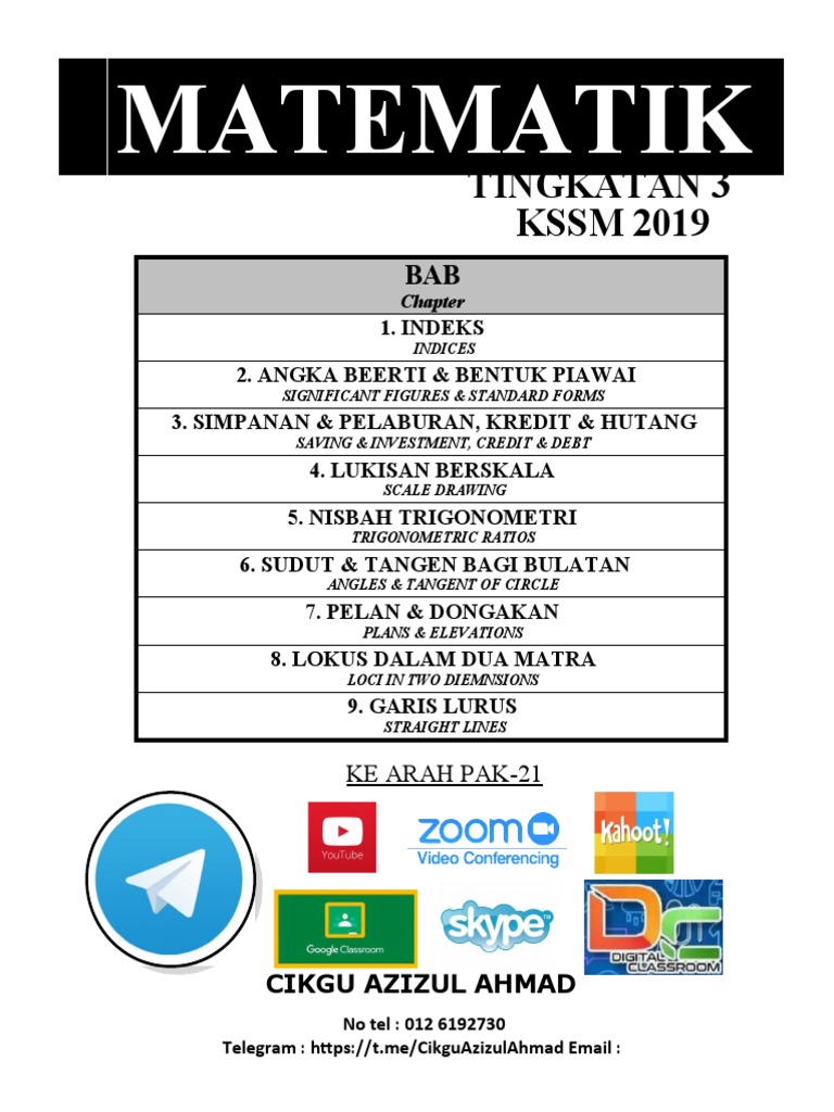 Maths f3 KSSM 2019 | PDF