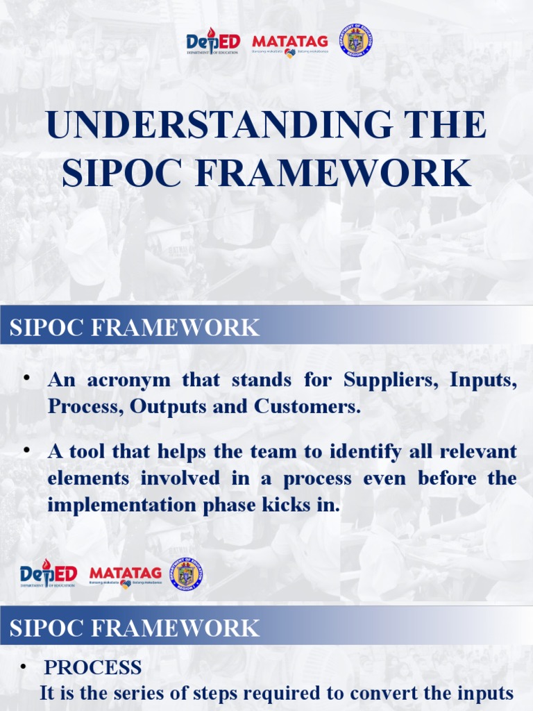 SIPOC Framework | PDF | Supply Chain | Business Process