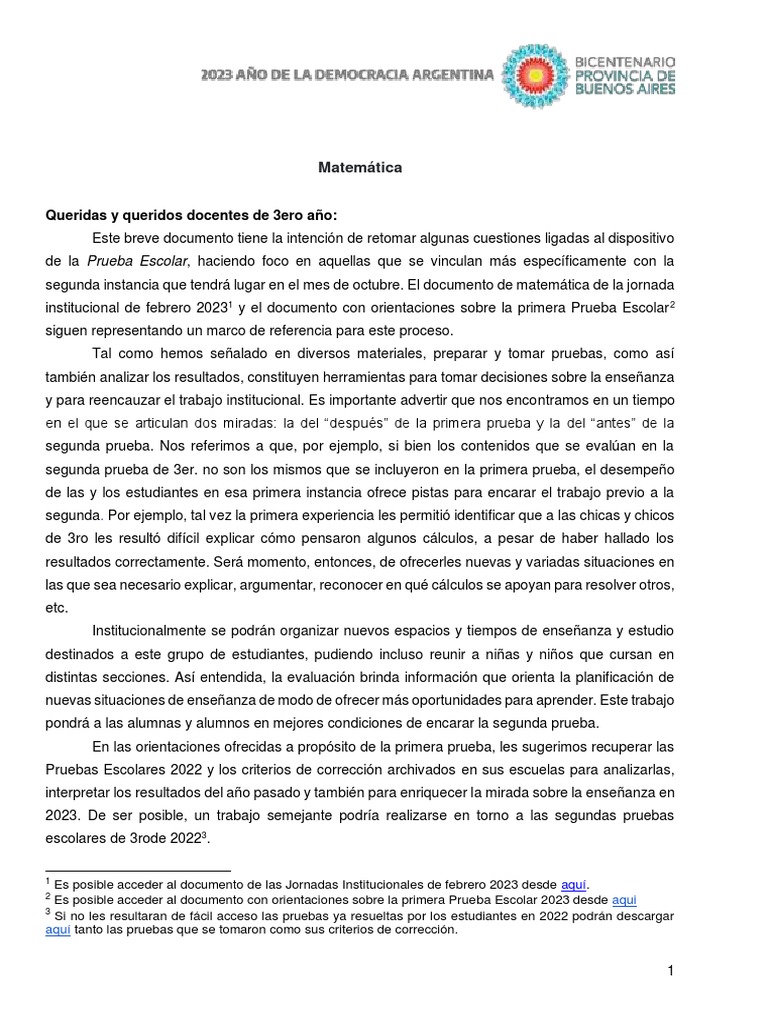 Tercer Año - MULTIPLICACIÓN Y DIVISIÓN | PDF