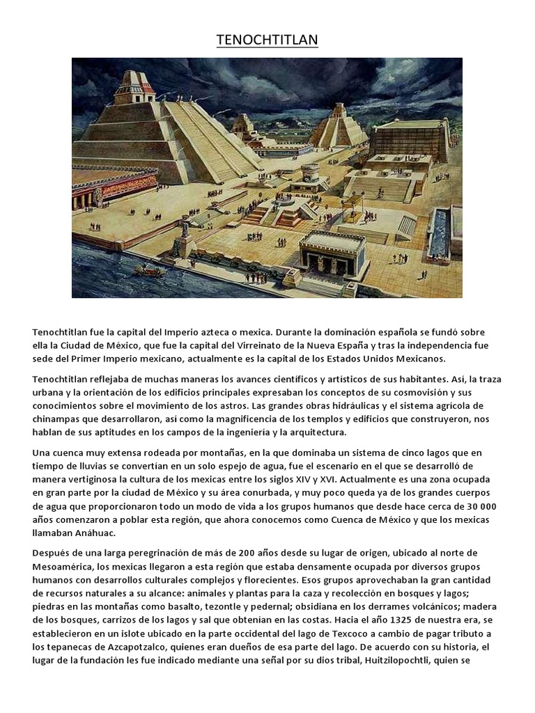 TENOCHTITLAN | PDF | azteca