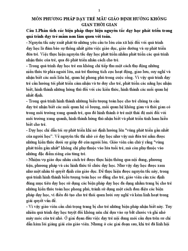 Toán - Định Hướng Không Gian | PDF