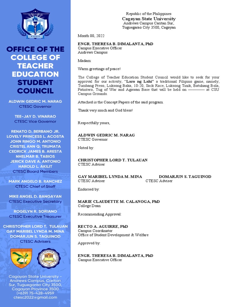 Ctesc Template Cpal | PDF