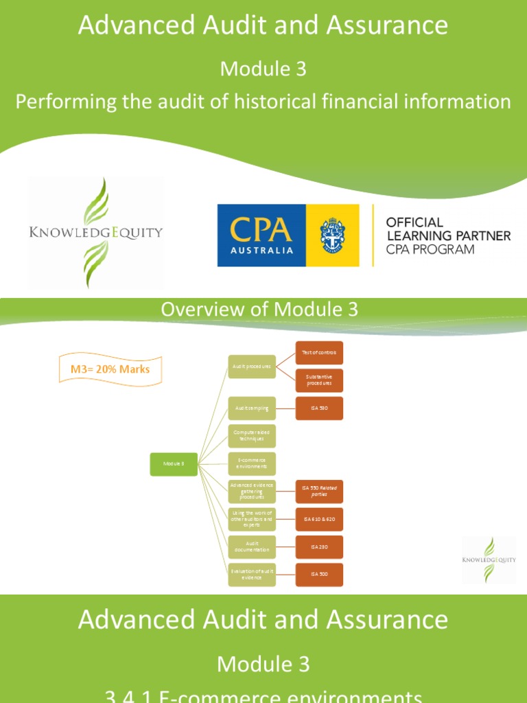 AAA Webinar 6 Semester 1 2020 For Download | PDF | Audit | Financial Audit