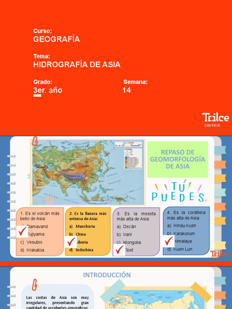 GF-3ro-Hidrografía de Asia(PPT) (1) | PDF
