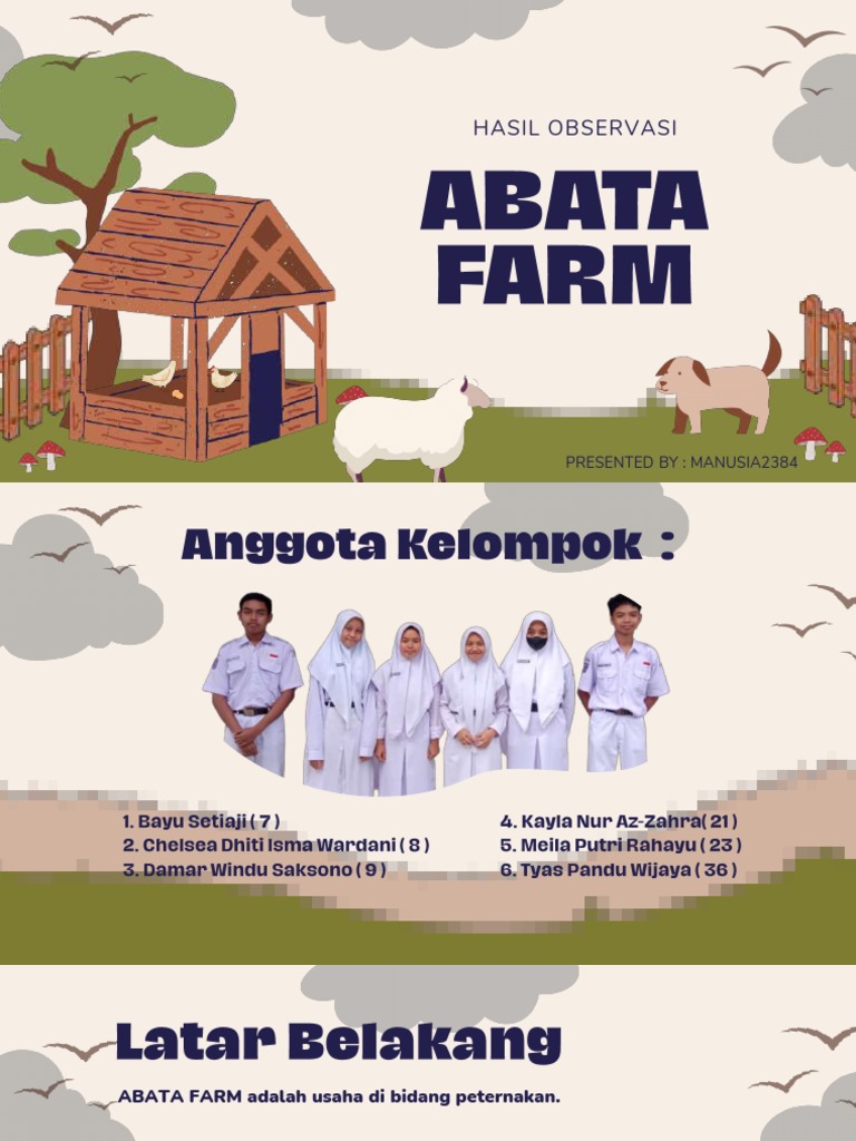 Peternakan Abata Farm di Jatipuro | PDF | Memasak, Makanan, & Anggur