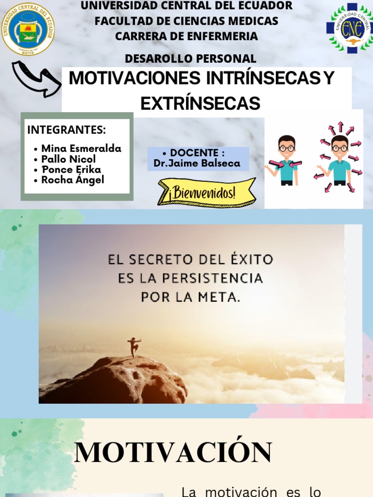 Motivacion Intrínseca y Extrínseca | PDF